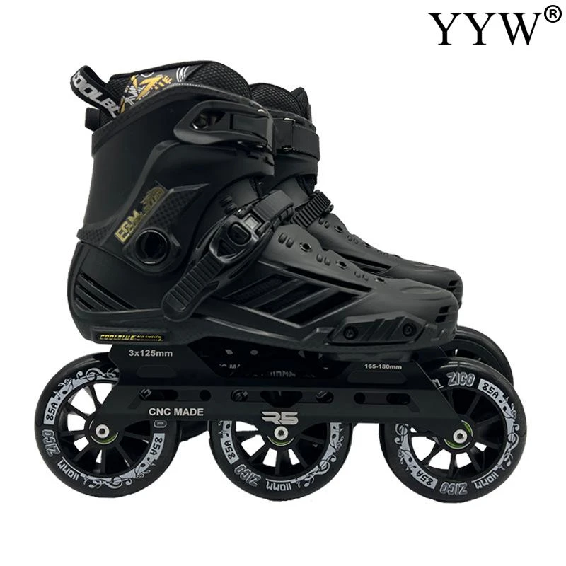 3 Same Wheels Inline Roller Skates Speeding Skating Outdoor Blade Adult ...