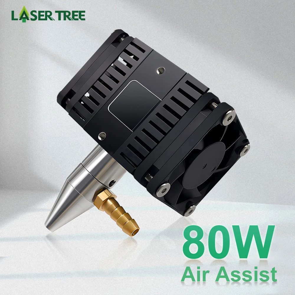 Laser Tree 80w Laser Module With Air Assist Laser Head Blue Light Ttl ...