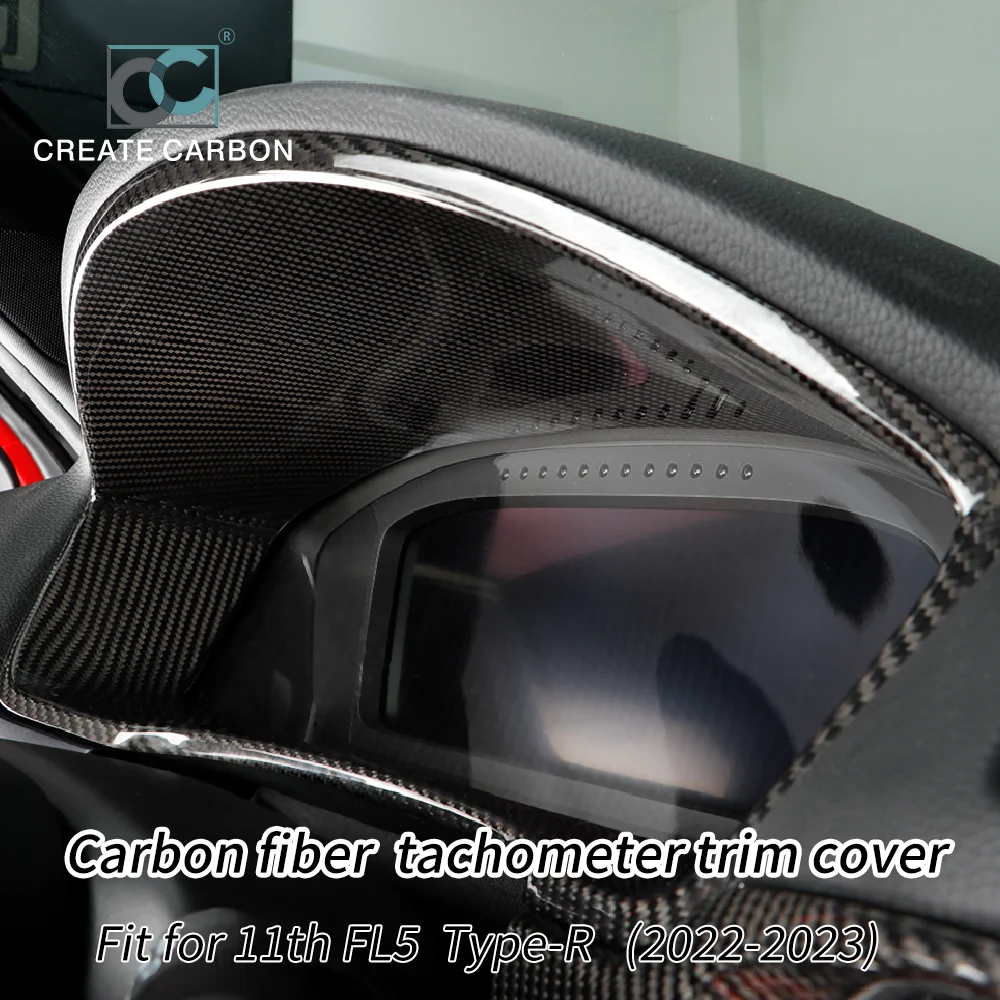Carbon-Fiber-Dashboard-Fuel-Gauge-Tachometer-Trim-Cover-Fit-for-11th ...