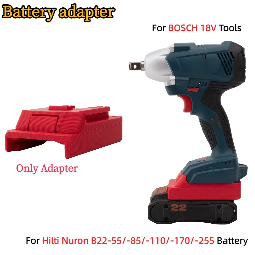 Adapter for Hilti Nuron B22-55/-85/-110/-170/-255 Li-ion Battery To ...