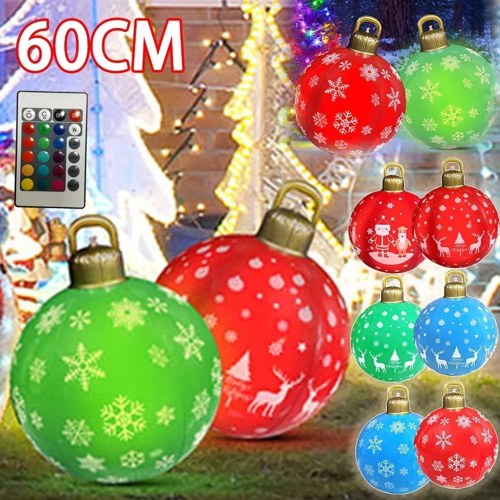 60CM-Christmas-Inflatable-Decorated-Balls-Christmas-Balls-Outdoor ...