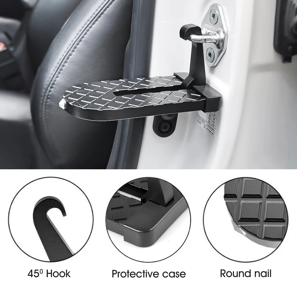 Foldable-Universal-Car-Roof-Rack-Step-Car-Door-Step-Latch-Hook ...