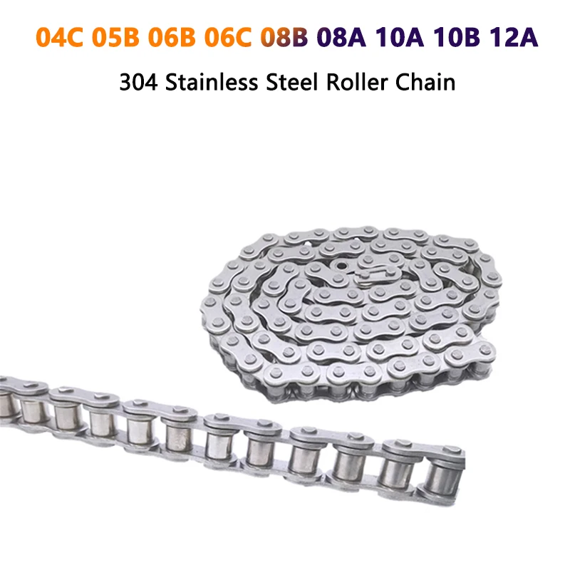 1-1-524Meter-304-Stainless-Steel-Short-Pitch-Roller-Chain-Industrial ...