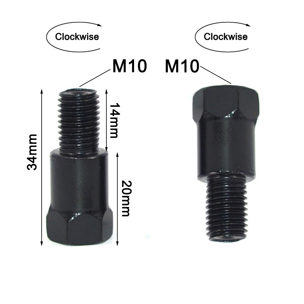 Metal Screw Thread Conversion Bolt | 10mm Mirror Adapter Bolts Screw ...