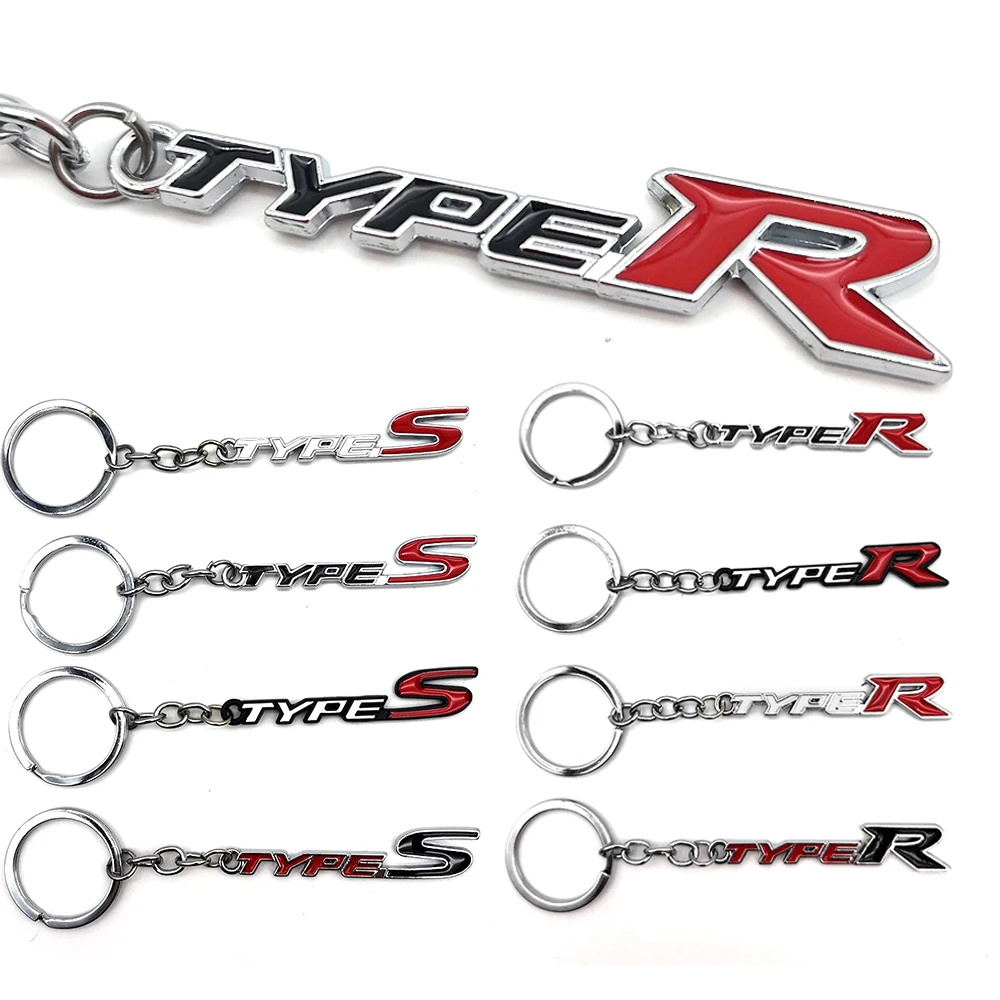 Metal-Keychain-Type-R-Type-S-Logo-Keyring-for-Honda-Type-R-Racing-Type ...