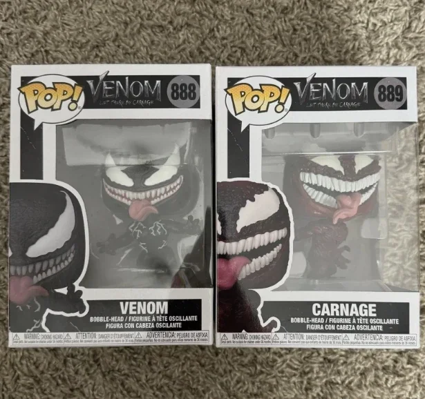 Funko Marvel Super hero CARNAGE Venom 888# 889# con caja Figuras de ...