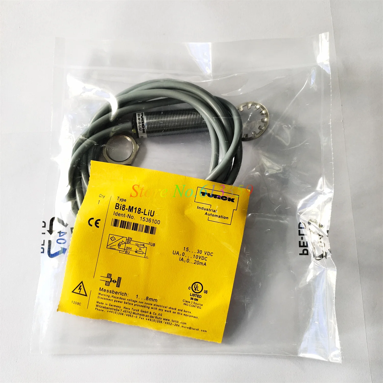 BI8 M18 LIU NI8 M18 LIU NI10 M18 LIU Turck Proximity Switch Sensor ใหม่ ...
