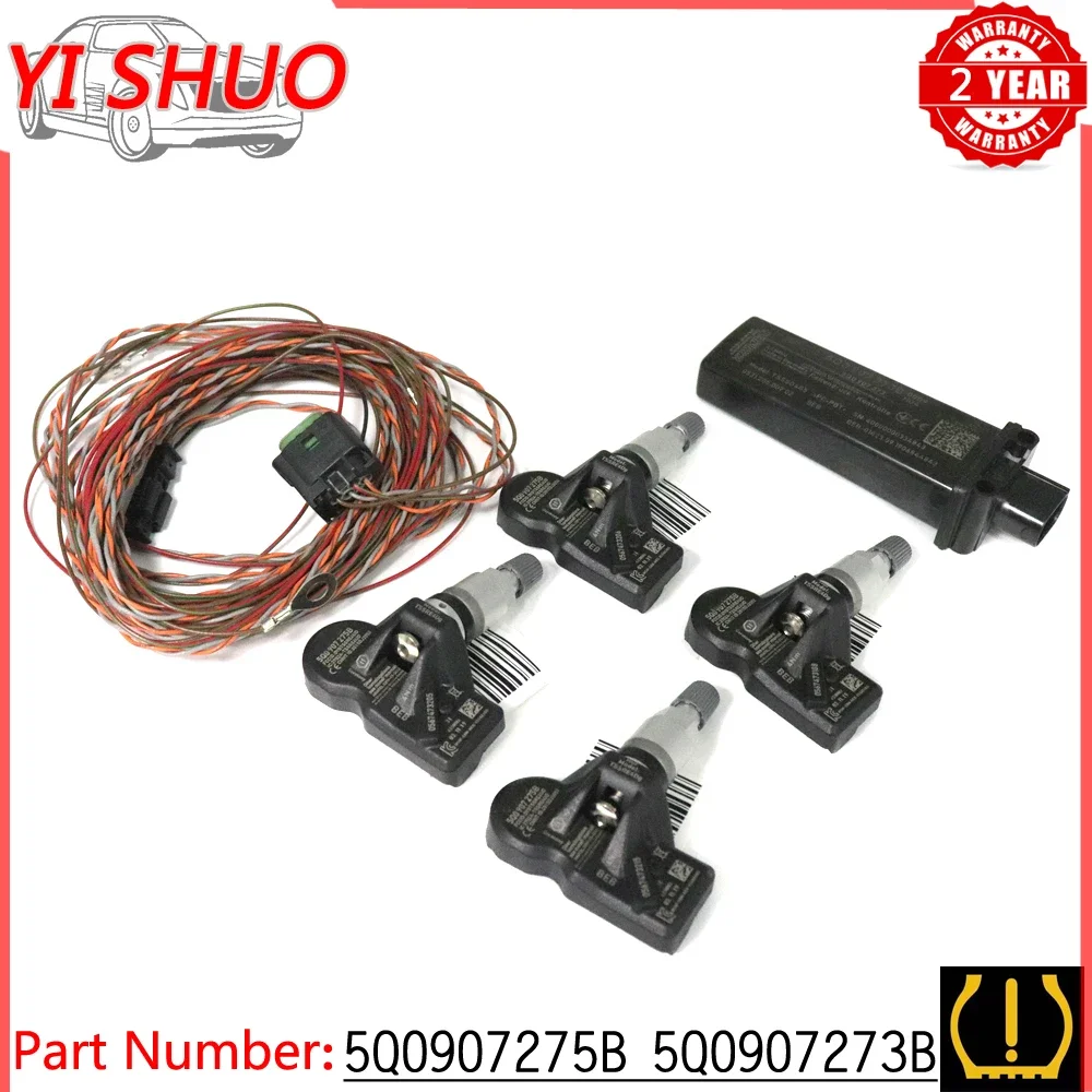 Car TPMS Tire Pressure Sensor Monitoring System 5Q0907273B 5Q0907275B ...