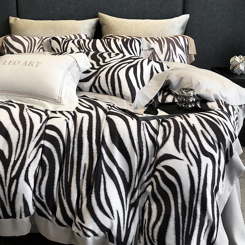 Zebra Print Bedding