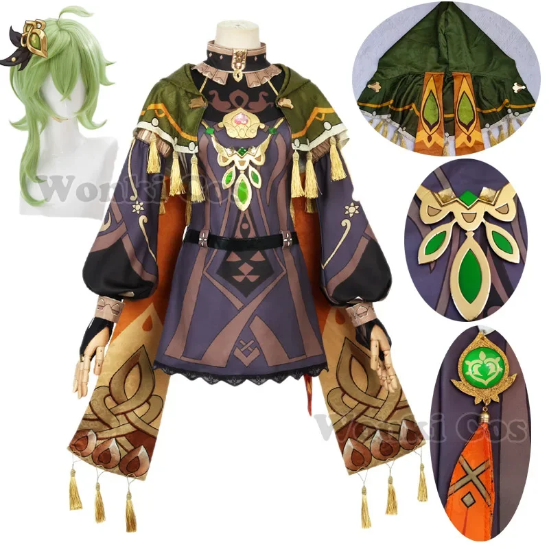 Genshin-Collei-Cosplay-Costume-Sumeru-Genshin-Impact-Wig-Full-Set ...