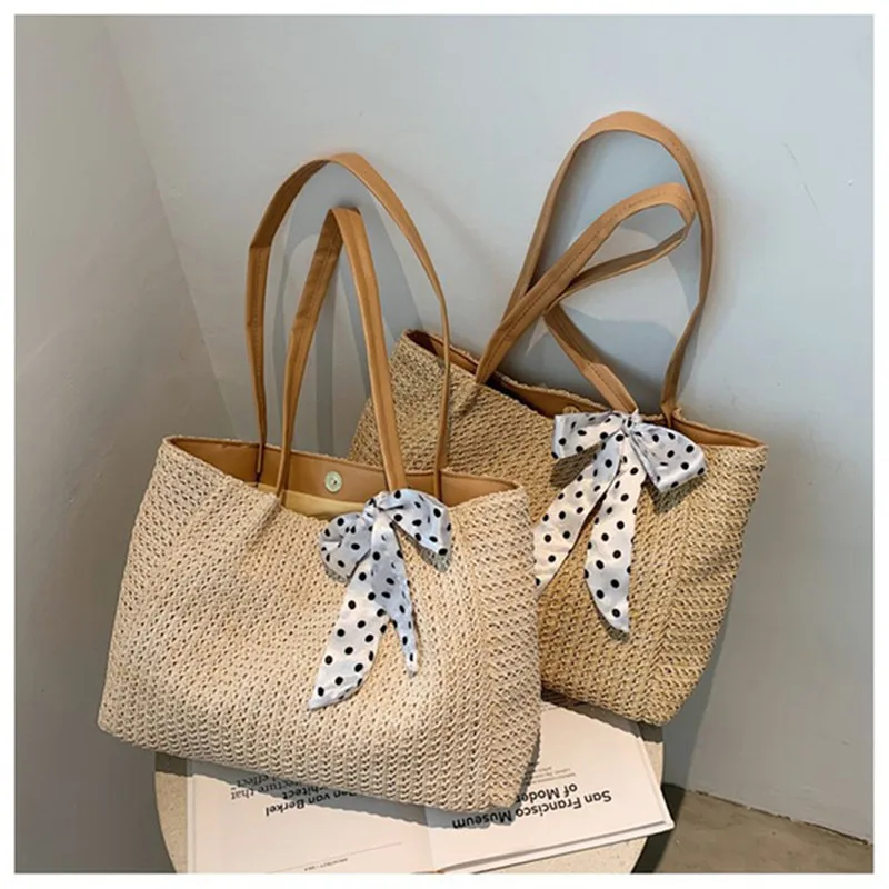 Bolso-de-mimbre-para-mujer-bandolera-tejida-de-paja-de-playa-estilo ...