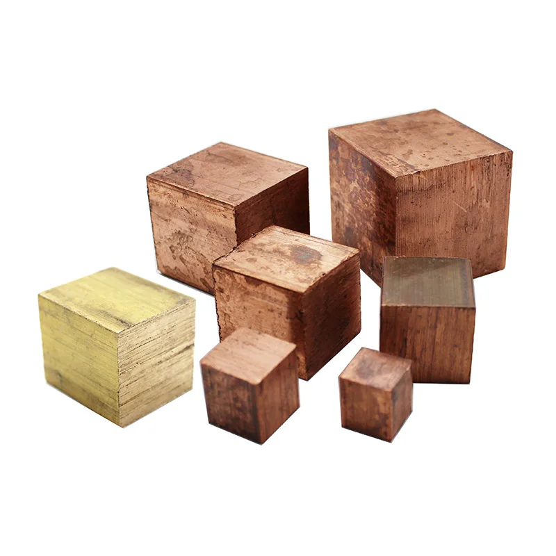 Copper-Cubes-Brass-Cube-Metal-Block-10mm-12mm-15mm-20mm-25mm-30mm-35mm ...