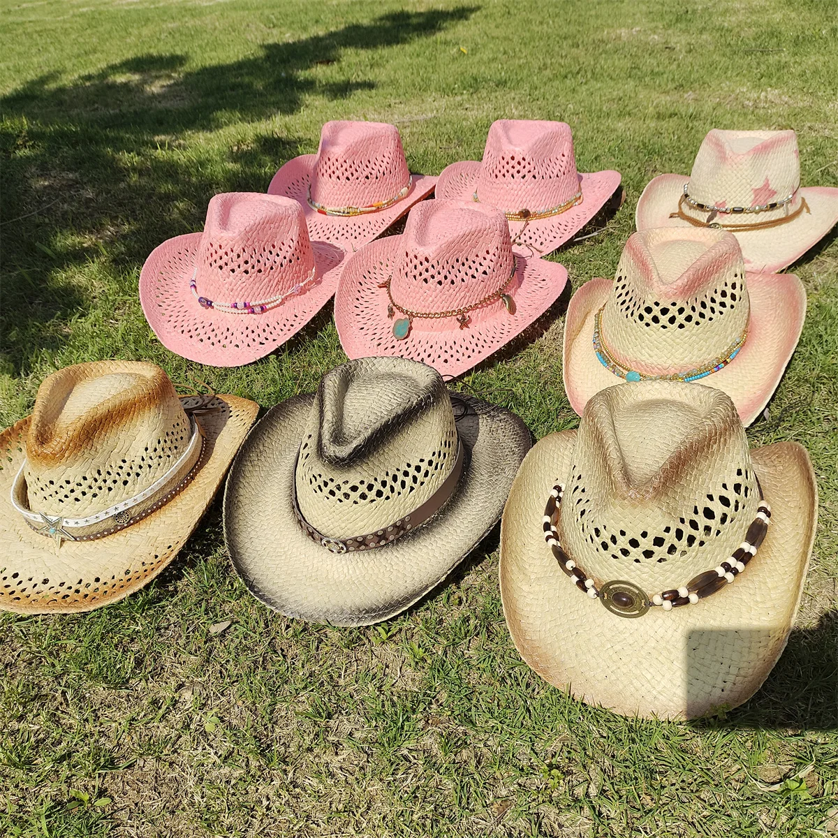Papyrus-Cowboy-Straw-Hat-European-and-American-Cowboy-Hat-for-Women-Hat ...