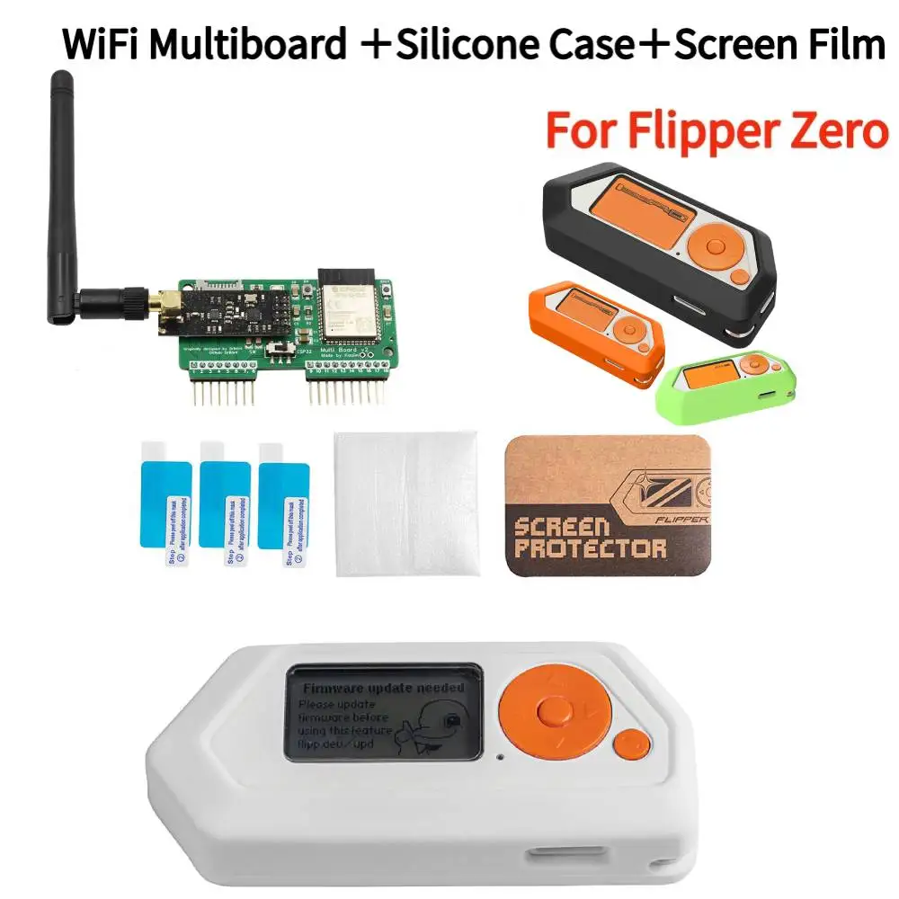 For-Flipper-Zero-WiFi-Multiboard-WiFi-Module-Silicone-Case-Screen-Film ...