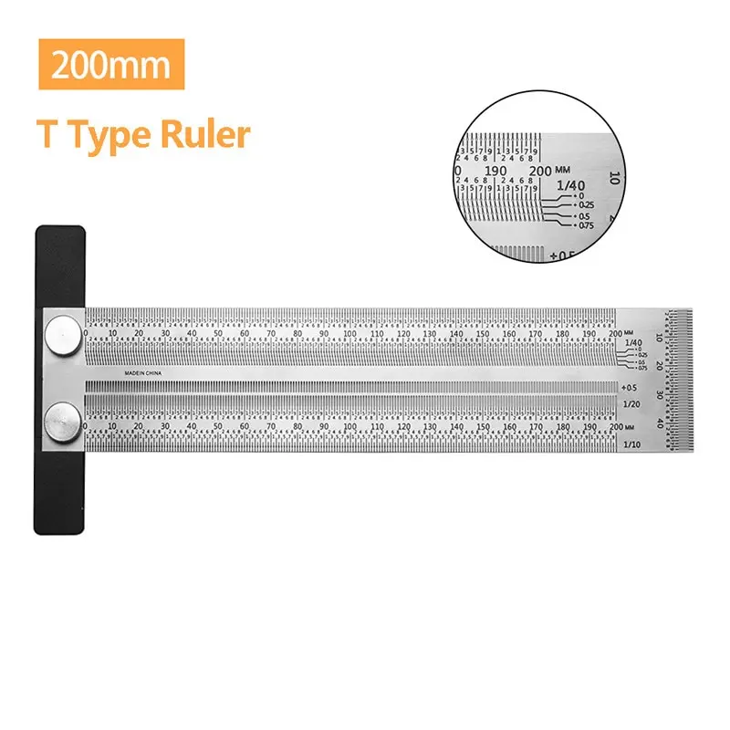 1PC-Stainless-Steel-180-200MM-Ruler-Hole-Ruler-Carpenter-Line-Crossing ...