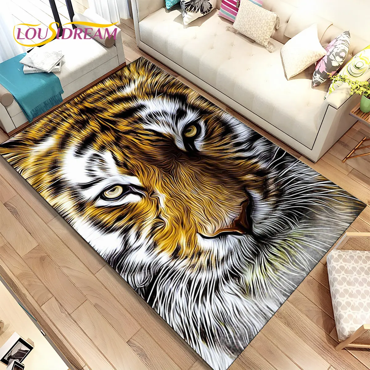 Beast-Animal-Tiger-Sabretooth-Cartoon-Area-Rug-Carpet-for-Home-Living ...