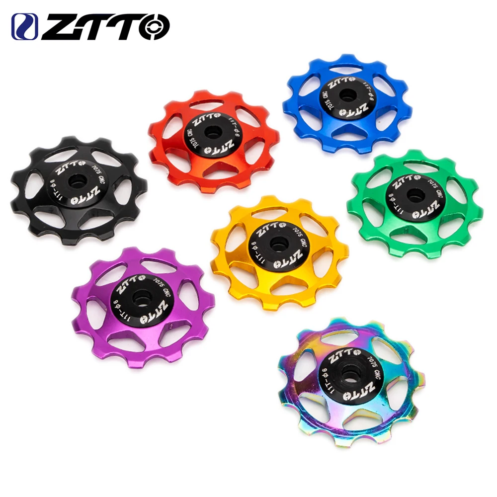 ZTTO MTB Bicycle Rear Derailleur Jockey Wheel 11T 13T Steel Bearing Pulley AL7075 CNC Road Bike ...