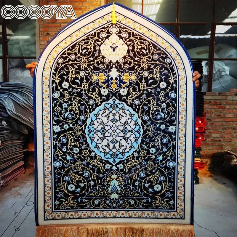 Tassels-Worship-Pad-Non-slip-Printed-Women-Men-Prayer-Mat-for-Muslim ...