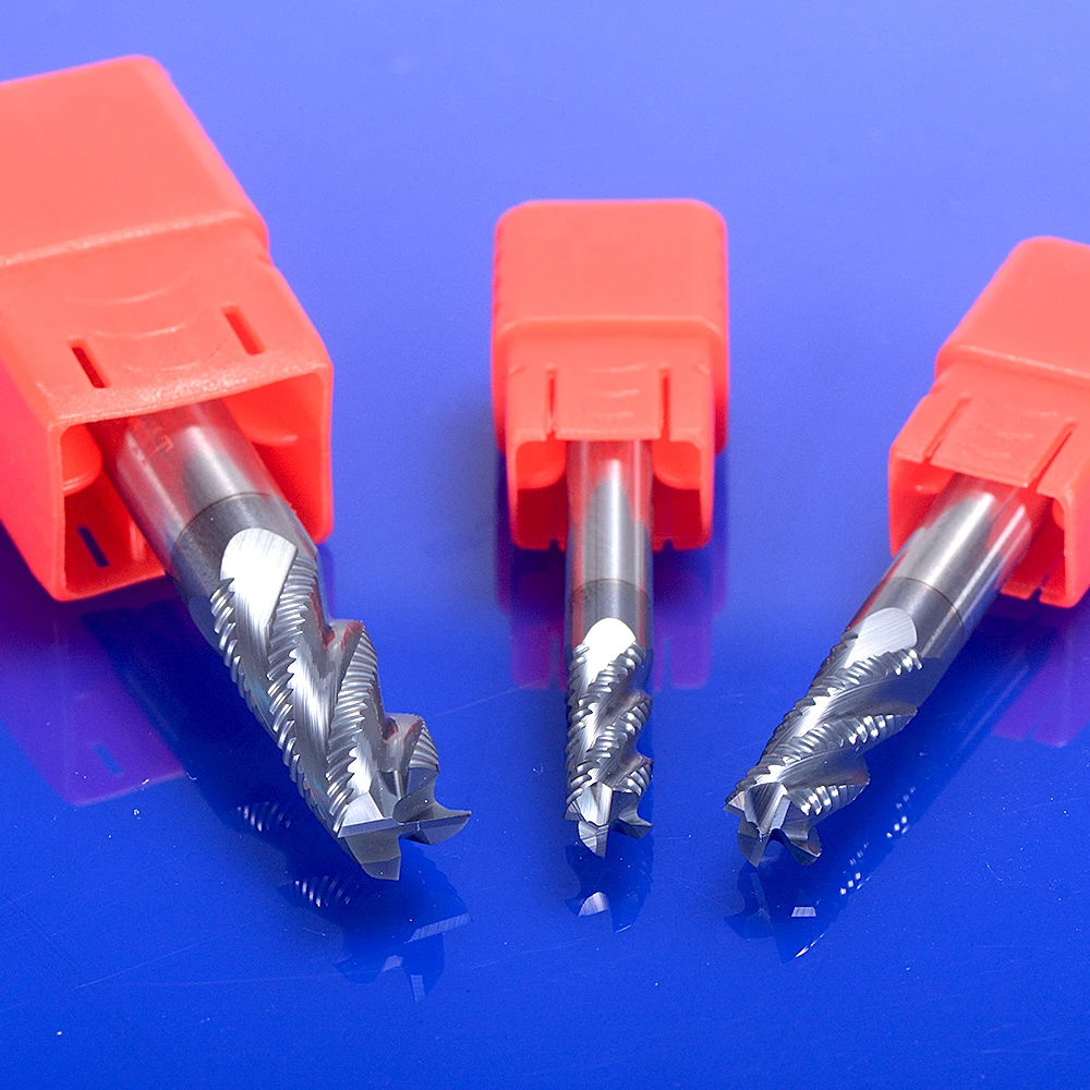 1Pcs-4mm-20mm-HRC56-4-flute-Solid-Carbide-roughing-end-mill-CNC-Milling ...