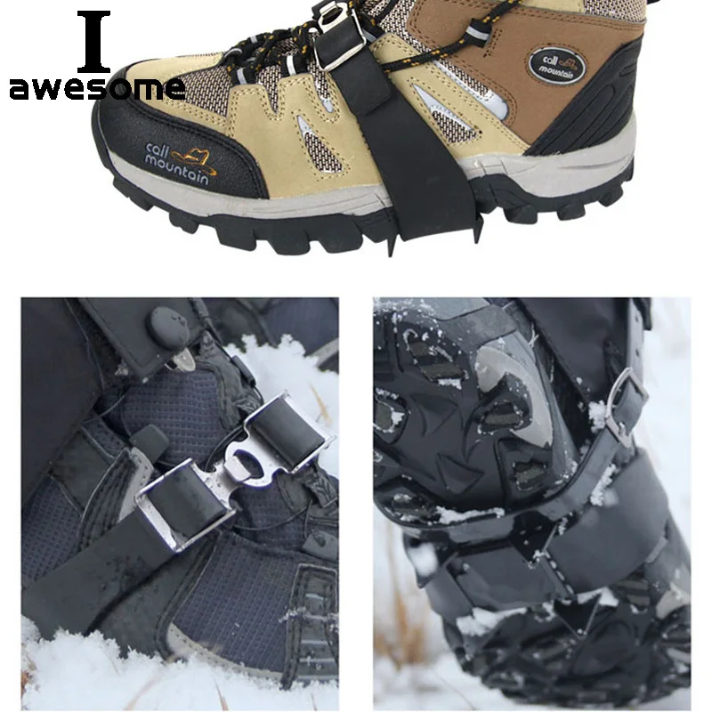 4 stude New ice claw Universal outdoor Safety Anti-Skid Snow Ice ...