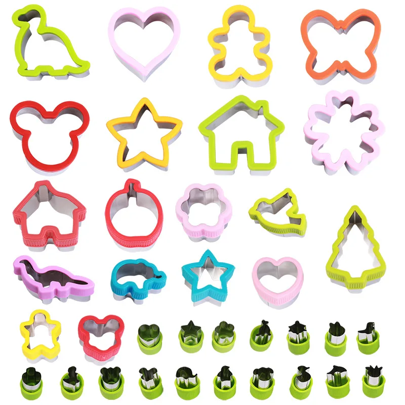 Fruit Cutters for Children Kids Food Cookie Sandwich Mold Maker with ...