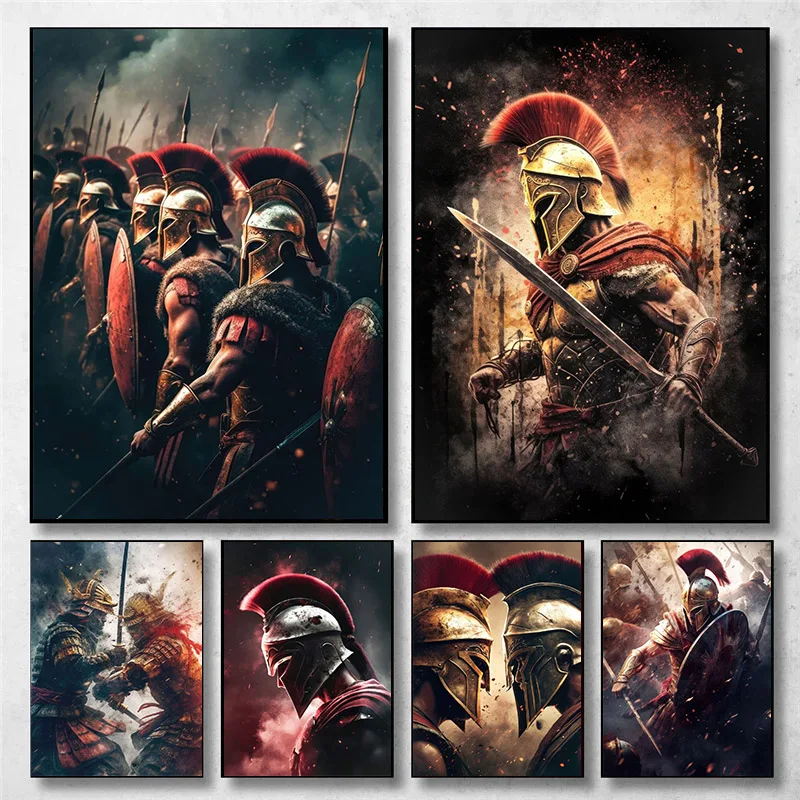 Retro-300-Spartans-Warrior-Last-Spartan-Helmet-Fight-of-The-Samurai-Art ...