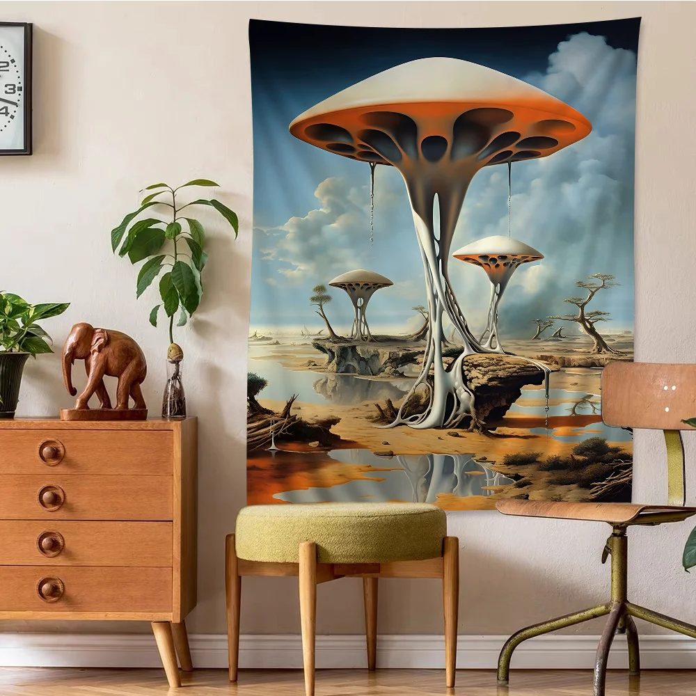 Surrealism-Famous-By-S-Salvador-D-Dali-Tapestry-Floor-Mat-Non-Slip ...