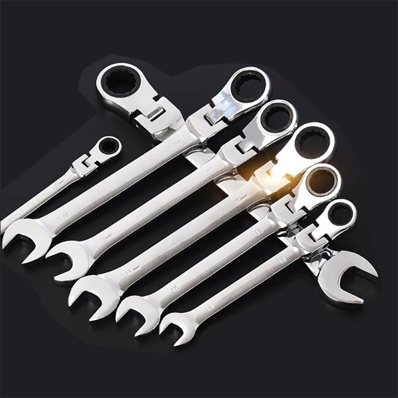 Ratchet-Spanner-Combination-Flexible-Head-Metric-6mm-7mm-8mm-9mm-10mm ...