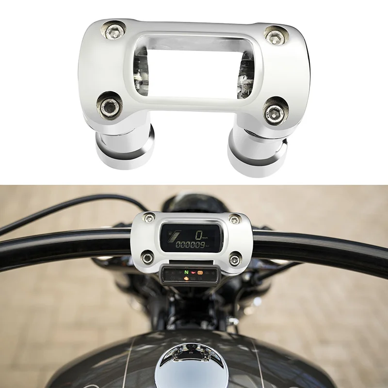 4-Tall-Handlebar-Riser-Clamp-For-Harley-Softail-Breakout-Standard ...
