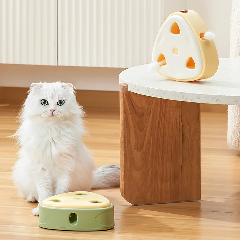 Wholesale-Bionic-Design-Cute-Cheese-Shape-Interactive-Pet-Toy-Automatic ...