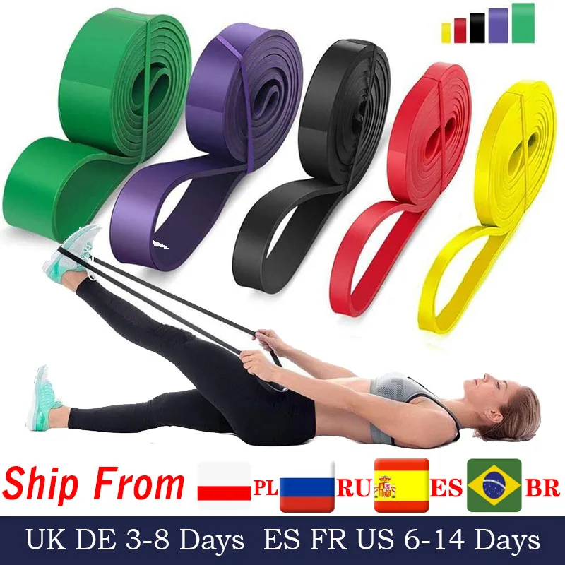 208cm-Stretch-Resistance-Bands-Workout-Exercise-Expander-Elastic-Ruber ...
