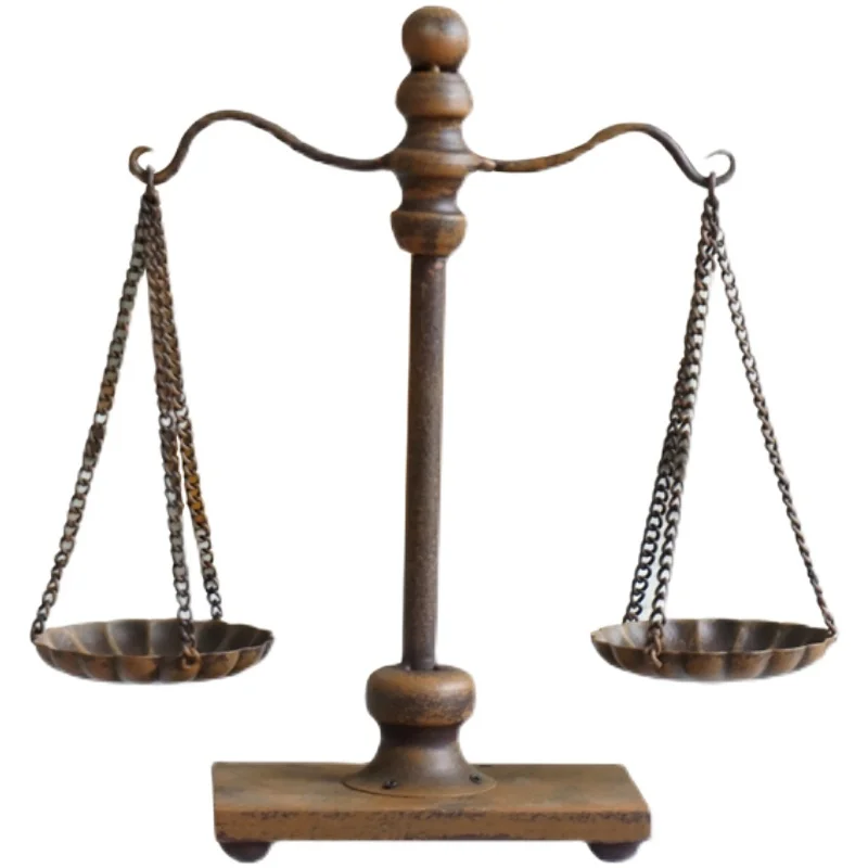 Vintage-Metal-Balance-Scale-Antique-Libra-Decorative-Jewelry-Storage ...