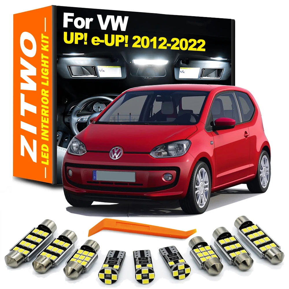 Zitwo 7 Pçs Led Interior Cúpula Mapa Telhado Lâmpada Kit Para Vw ...