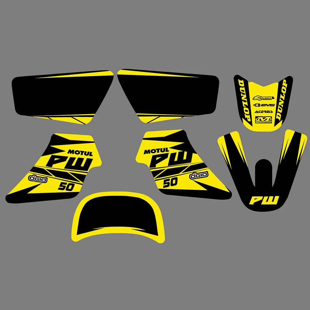 Motorcycle Team Personality Graphics Backgrounds Decal Stickers Kits ...