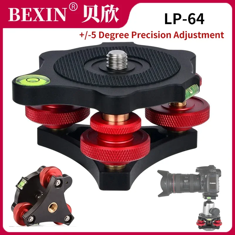 Tripod-Speedy-Leveling-Base-Leveler-Adjusting-Base-Panning-Level-Plate ...