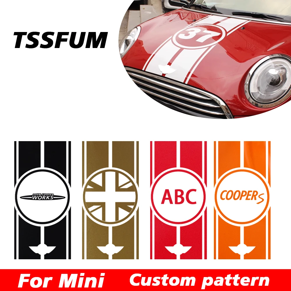 Union-Jack-Car-Hood-Racing-Stripes-Decals-Racing-Stickers-for-Mini ...