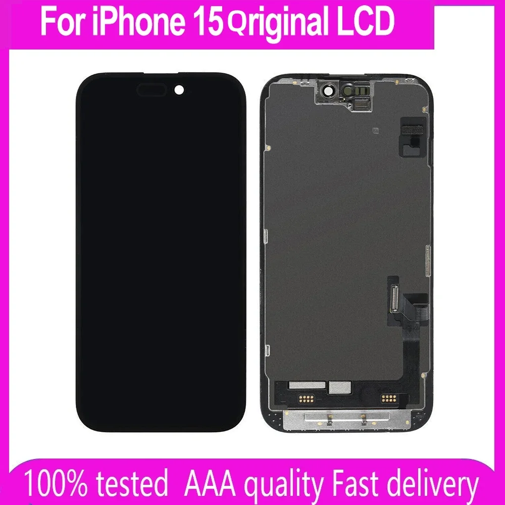6-1-OEM-For-Iphone-15-LCD-Display-Touch-Screen-Digitizer-Assembly-For ...