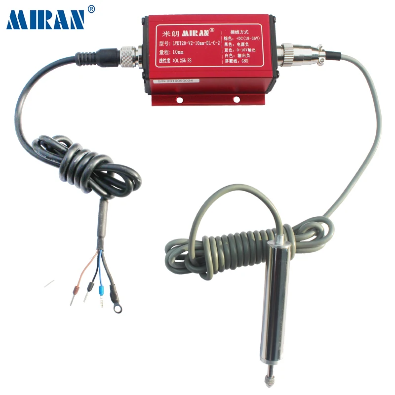 Transductor LVDT con resorte Miran, posición lineal inductiva ...