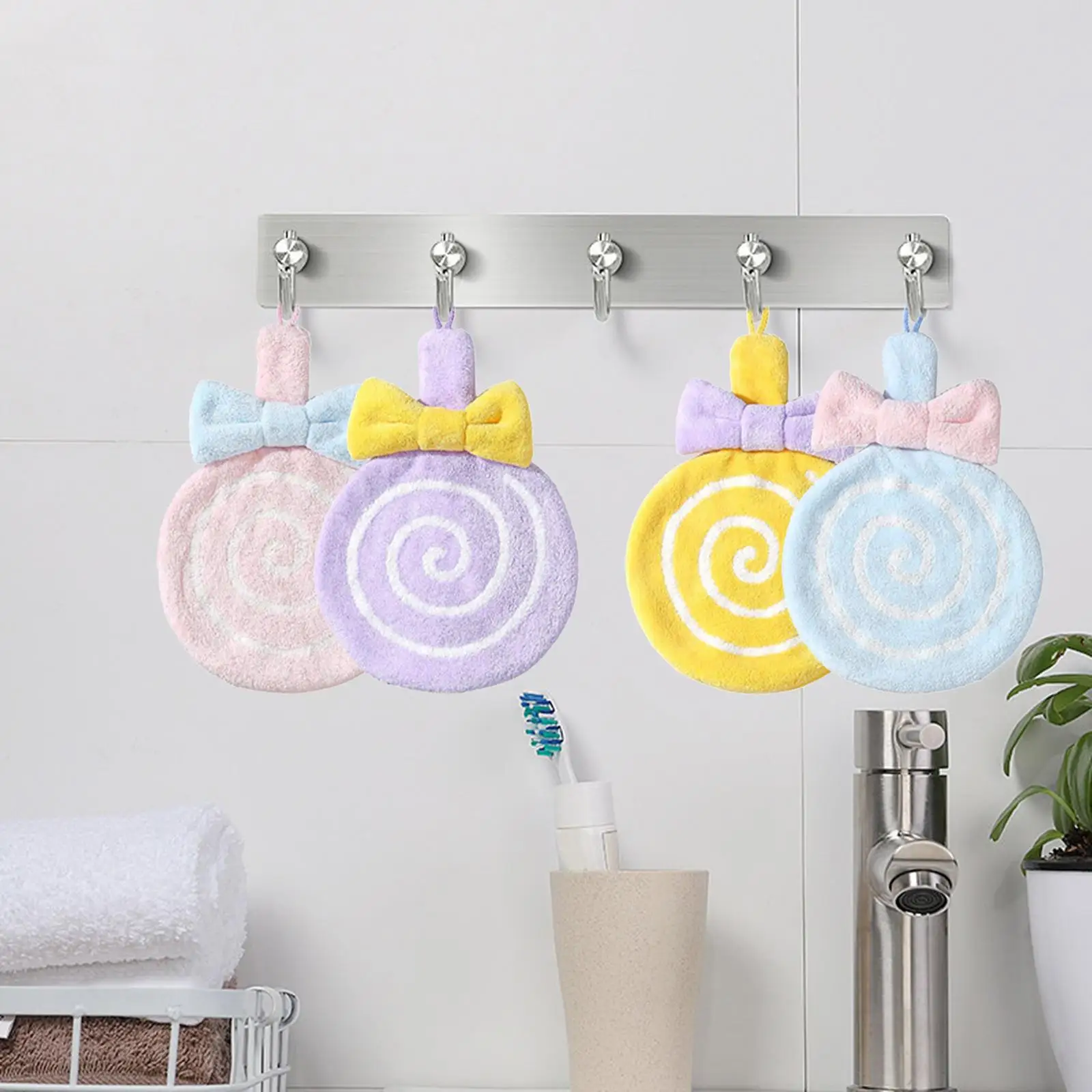 4-Pieces-Hanging-Hand-Towels-Reusable-High-Absorbent-with-Hanging-Loops ...