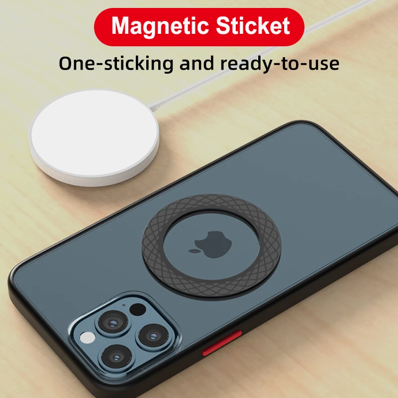 Magnetic Metal Plate Sticker Rings For Magsafe Wireless Charger Magnet ...