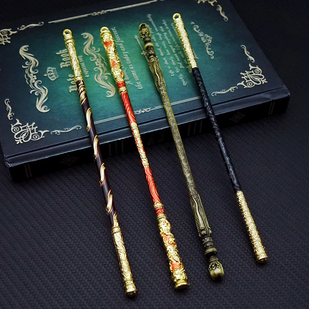 4pcs-lot-Black-Myth-WuKong-Weapon-Keychain-Golden-Cudgel-Key-Chain ...