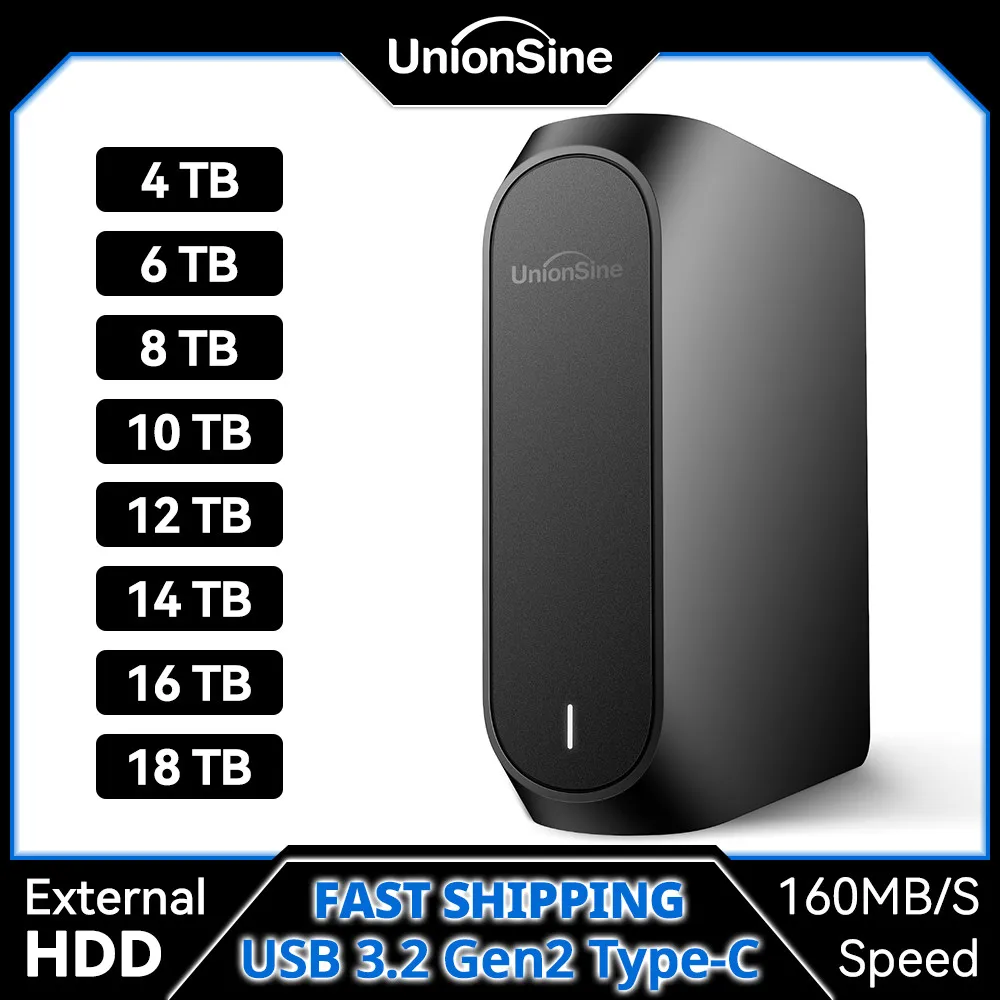 UnionSine-4TB-6TB-8TB-10TB-12TB-18TB-3-5-USB-3-2Gen-HDD-Compatible ...
