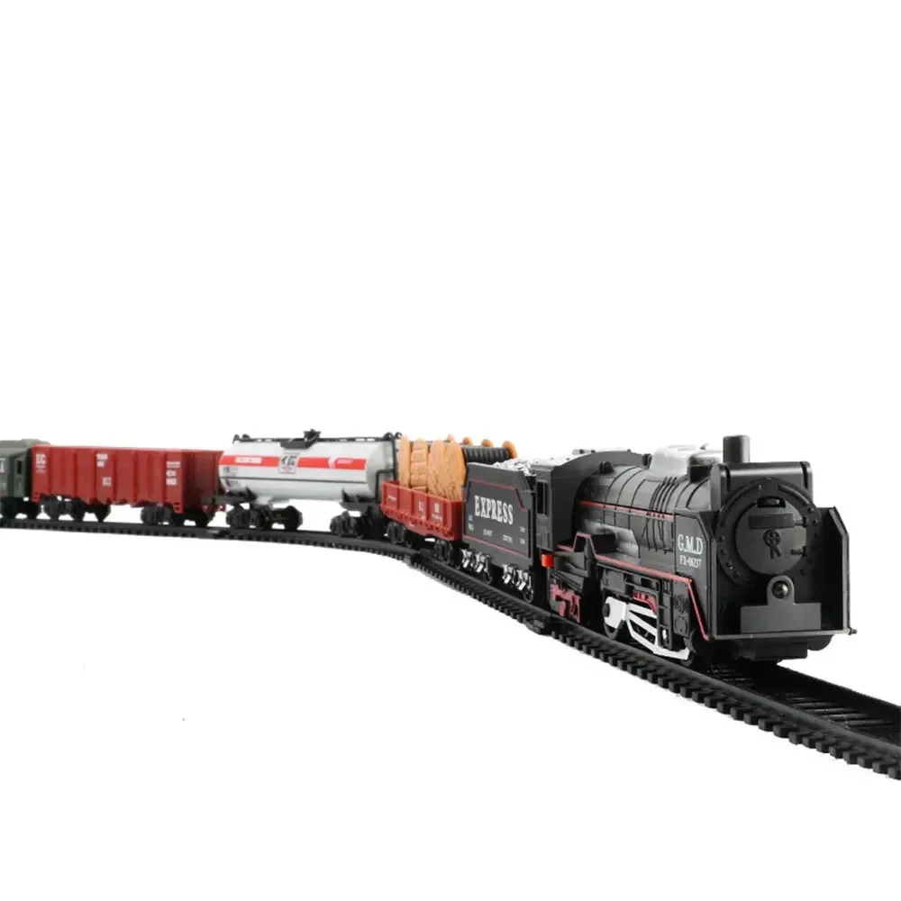 Simulation-Electric-Train-Model-with-Track-Railway-Toys-Battery ...