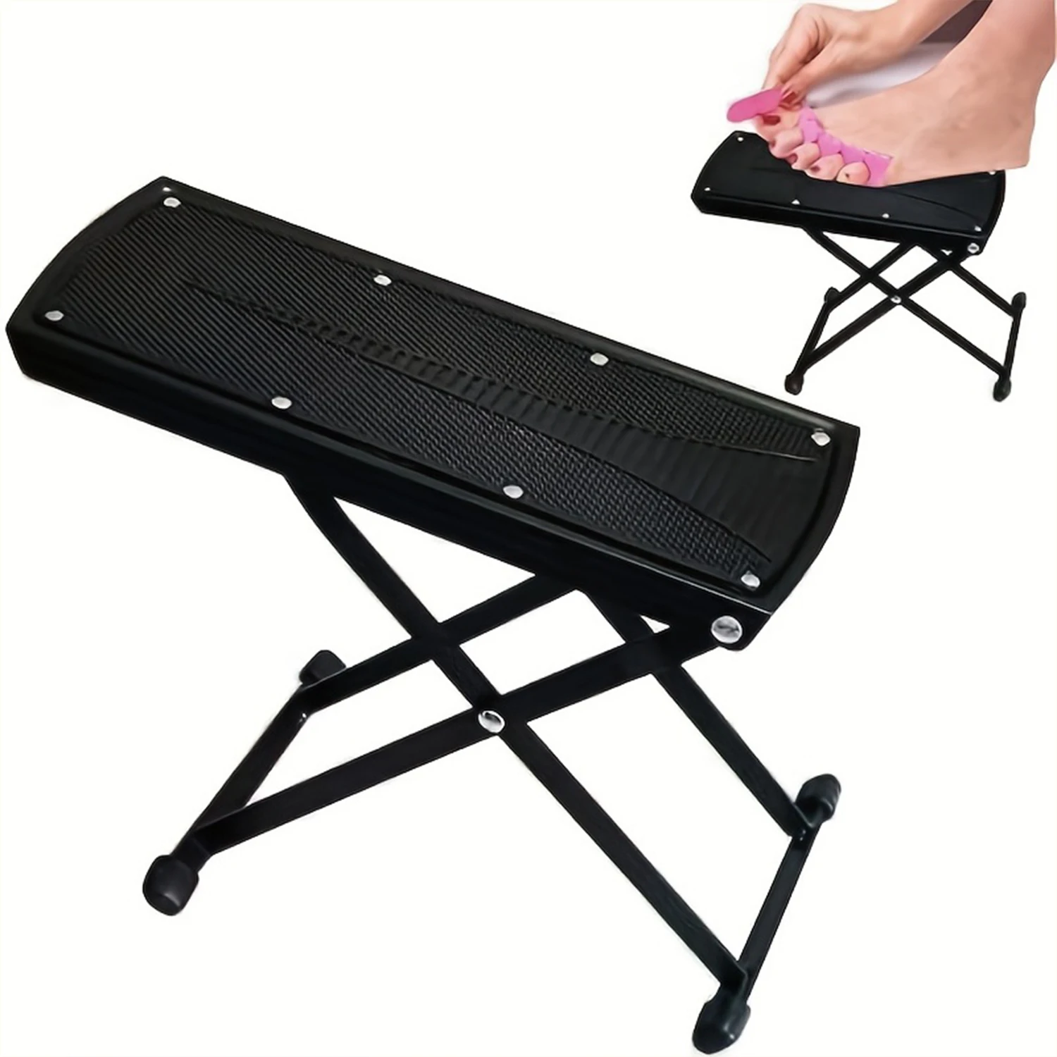 Pedicure-Foot-Rest-Stand-Beauty-Footrest-for-Pedicures-Toenail-Care ...