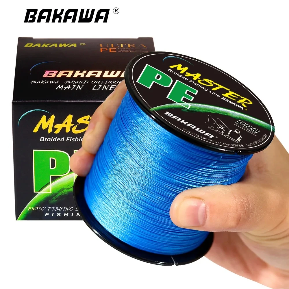 BAKAWA-Braided-Fishing-Line-4-Strands-300M-500M-1000M-Multifilament-PE ...