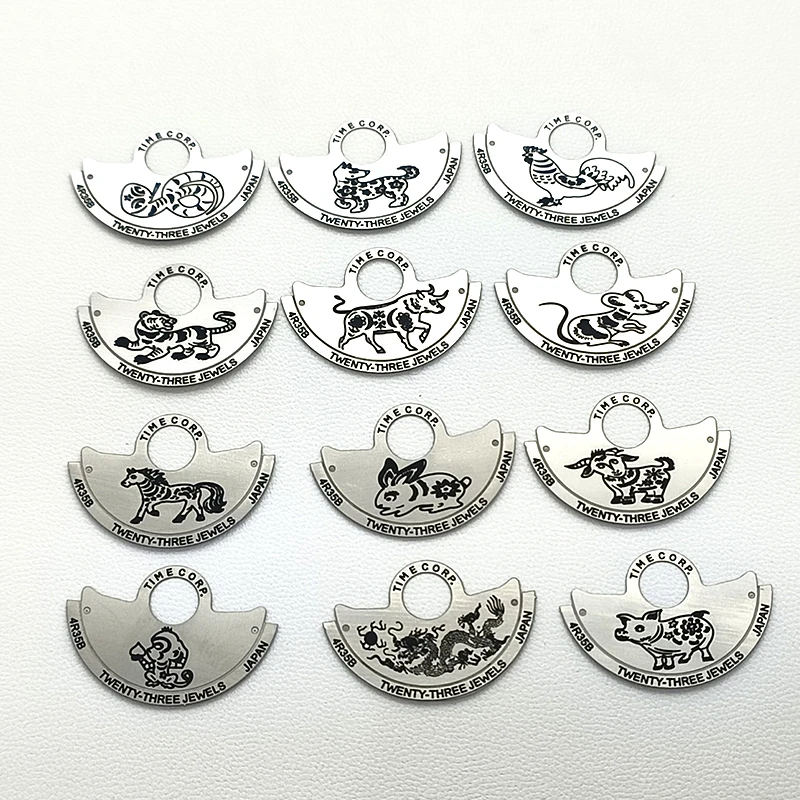 Silver-NH35-NH36-Automatic-Hammer-Rotor-Patch-Fits-Seiko-NH35-NH36-4R35 ...