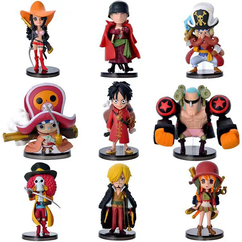 9Pcs-Set-One-Piece-Anime-Luffy-Zoro-Burukku-Chopper-Figure-67 ...