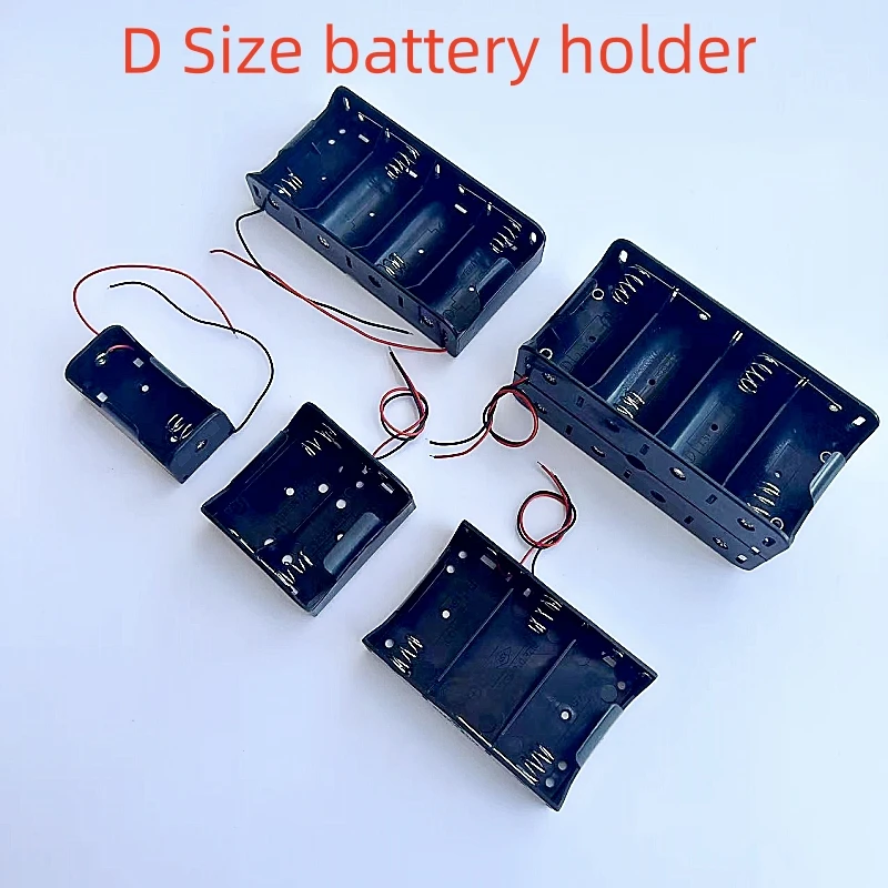 DIY Battery Holder 1/2/3/4/8 Slots D Size Battery Holder Cell with ...