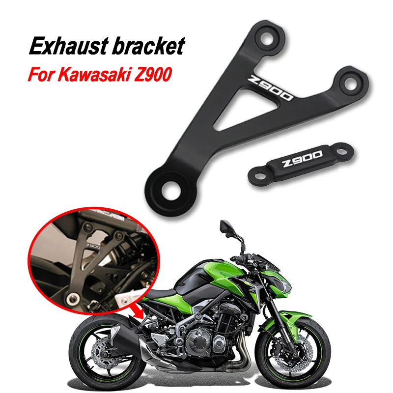 Exhaust-bracket-For-Kawasaki-Z900-2017-2018-2019-2023-Motorcycle-CNC ...
