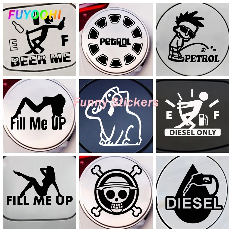 FUYOOHI-Funny-Stickers-Exterior-Accessories-Black-Diesel-Car-Sticker ...